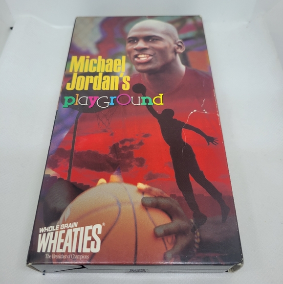 Media | Vintage Wheaties Michael Jordans Playground Vhs Tape | Poshmark